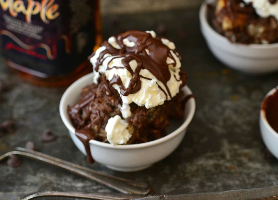 Chocolate Whiskey Bread Pudding | The Realistic Nutritionist